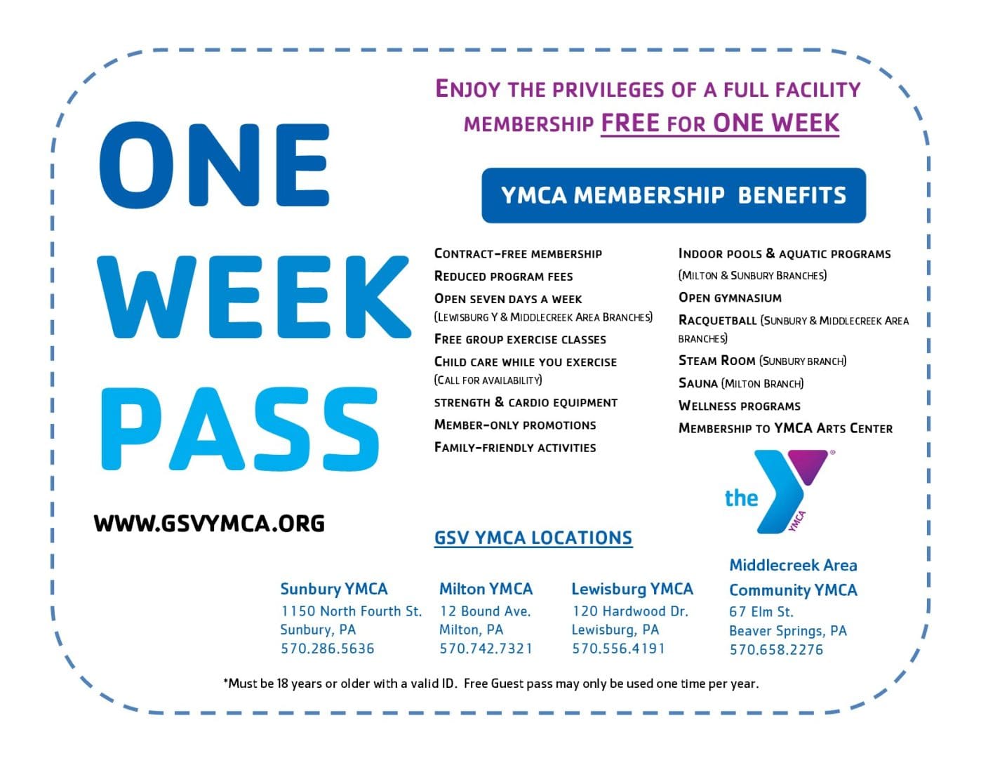 Rates | GSVYMCA